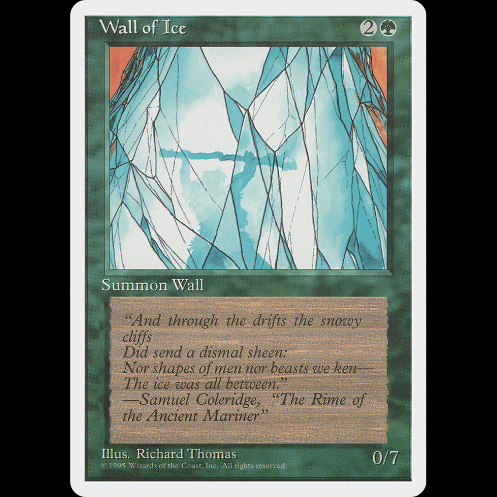 MTG Muro de hielo (Wall of Ice) Fourth Edition 4ed#283 - Madtoyz