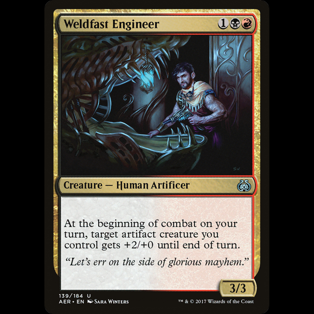 MTG Weldfast Engineer Aether Revolt aer#139 - Madtoyz