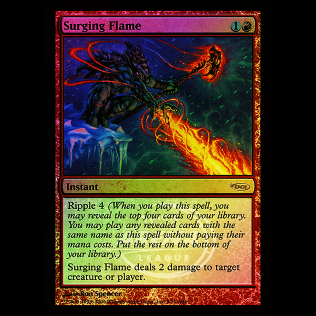 MTG Surging Flame Arena League 2006 - FOIL - Madtoyz