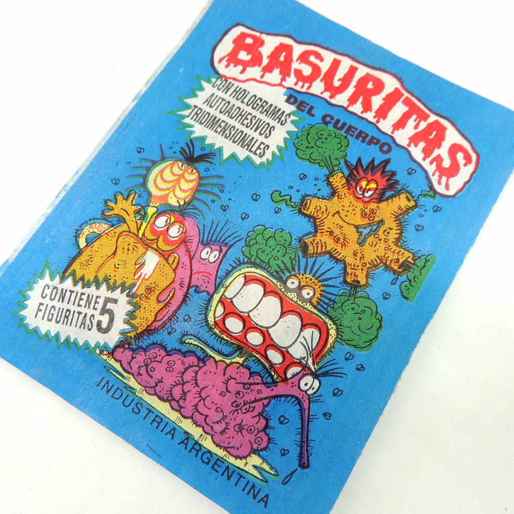 Basuritas del Cuerpo Sobre Figuritas Stickers Aladino - Madtoyz