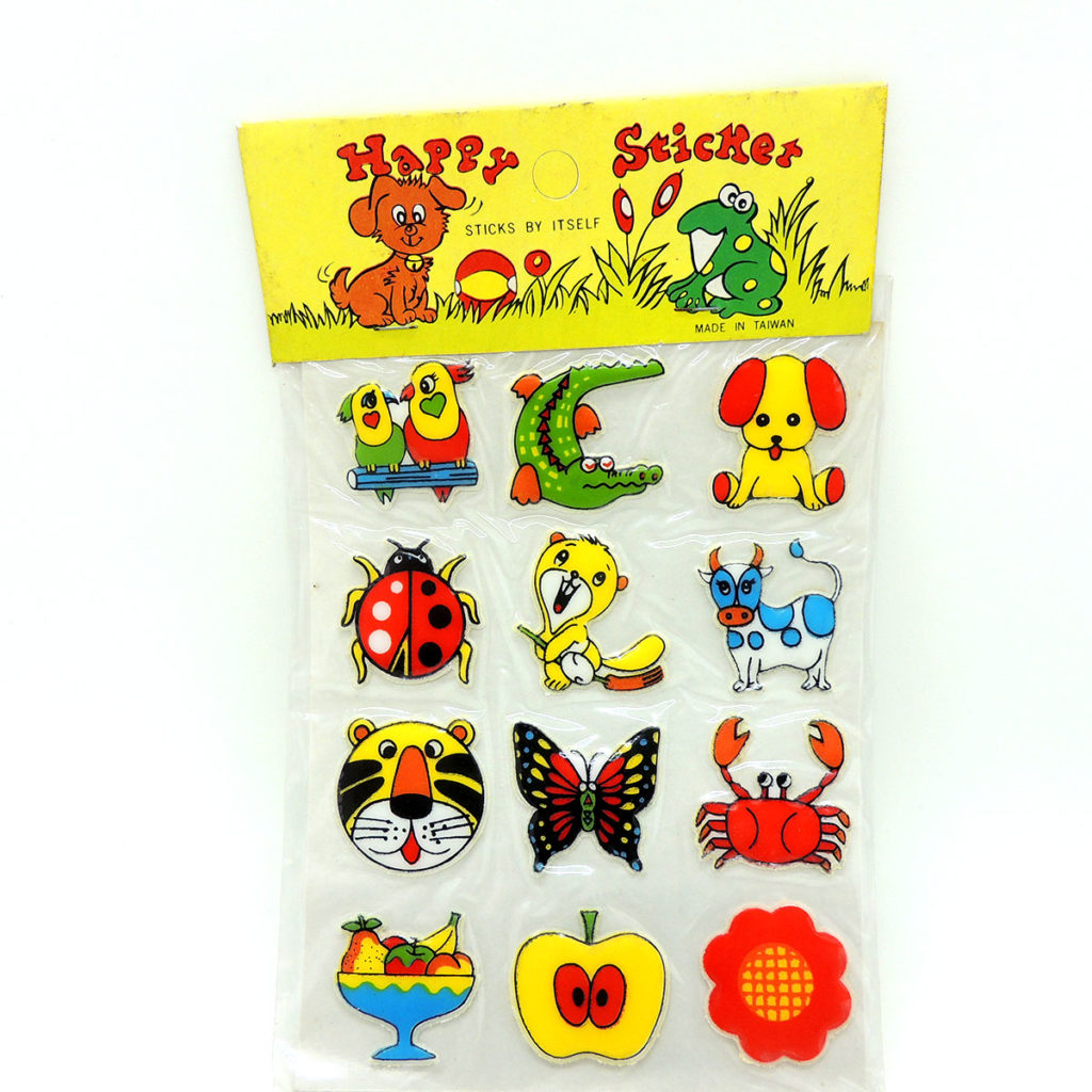 Stickers Relieve 90s Plancha Happy Stickers Retro - Madtoyz