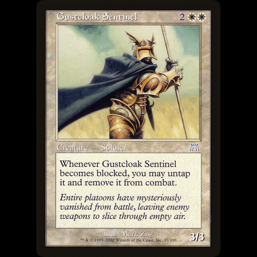 MTG Centinela capaventus (Gustcloak Sentinel) Onslaught ons#37 - Madtoyz