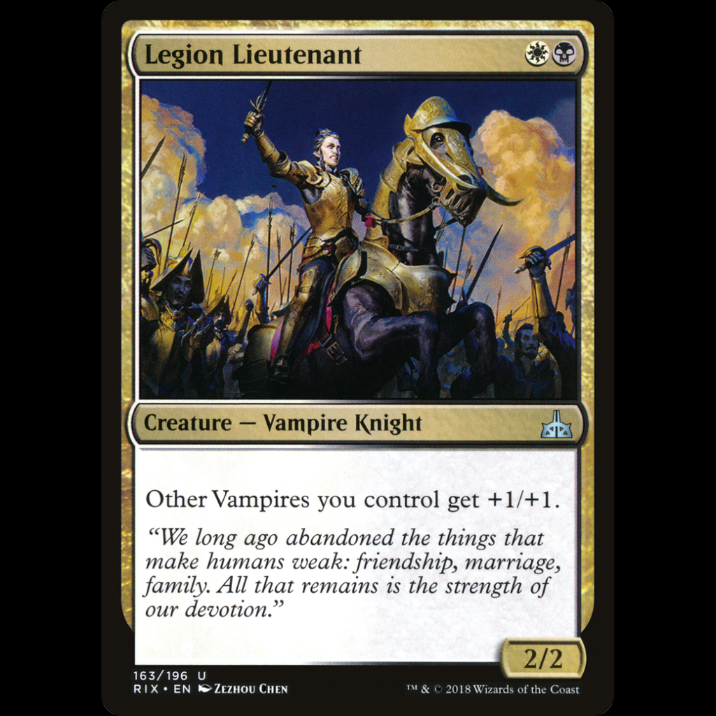 MTG Teniente de la Legión (Legion Lieutenant) Rivals of Ixalan rix#163 ...