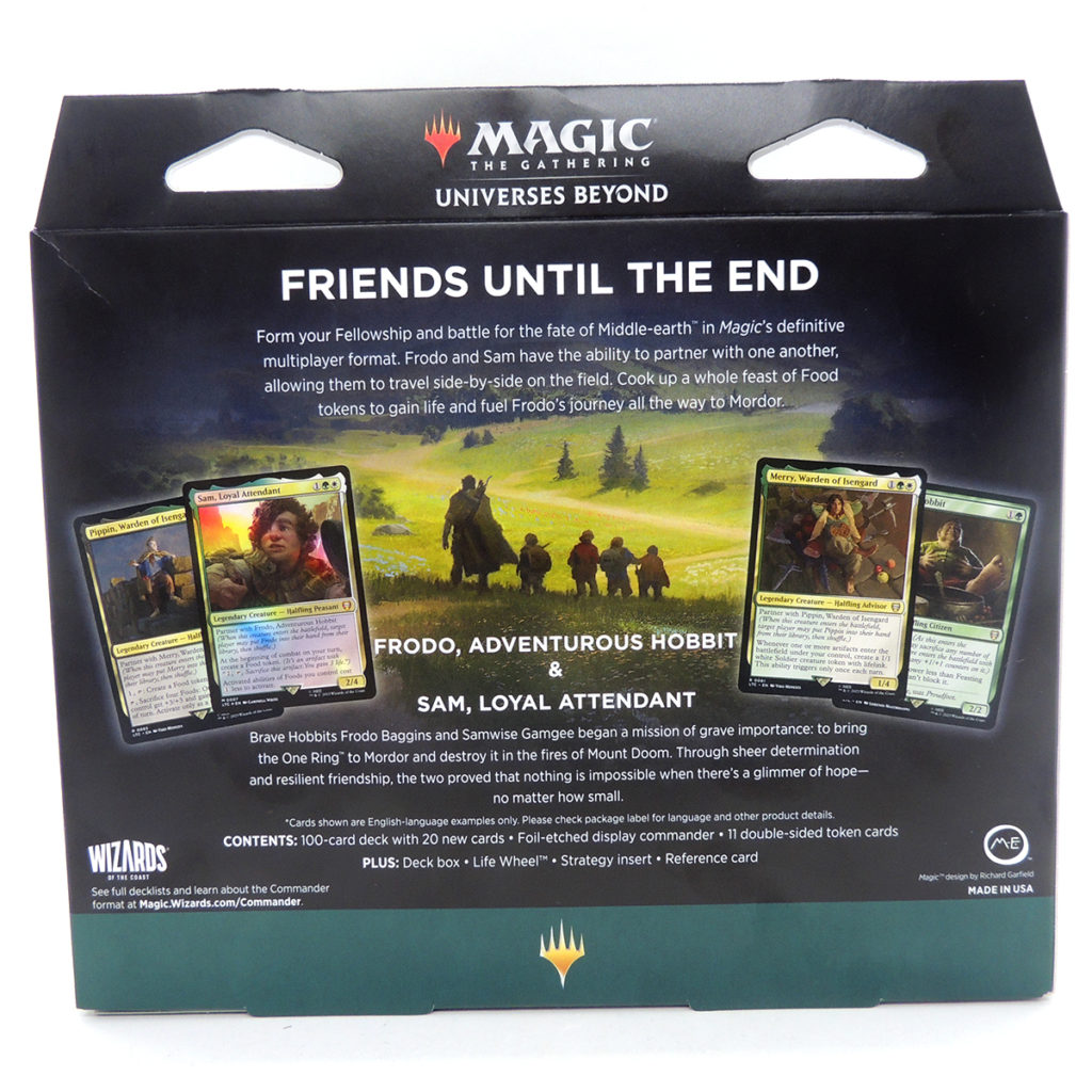 MTG Commander Deck Food And Fellowship LOTR - Madtoyz