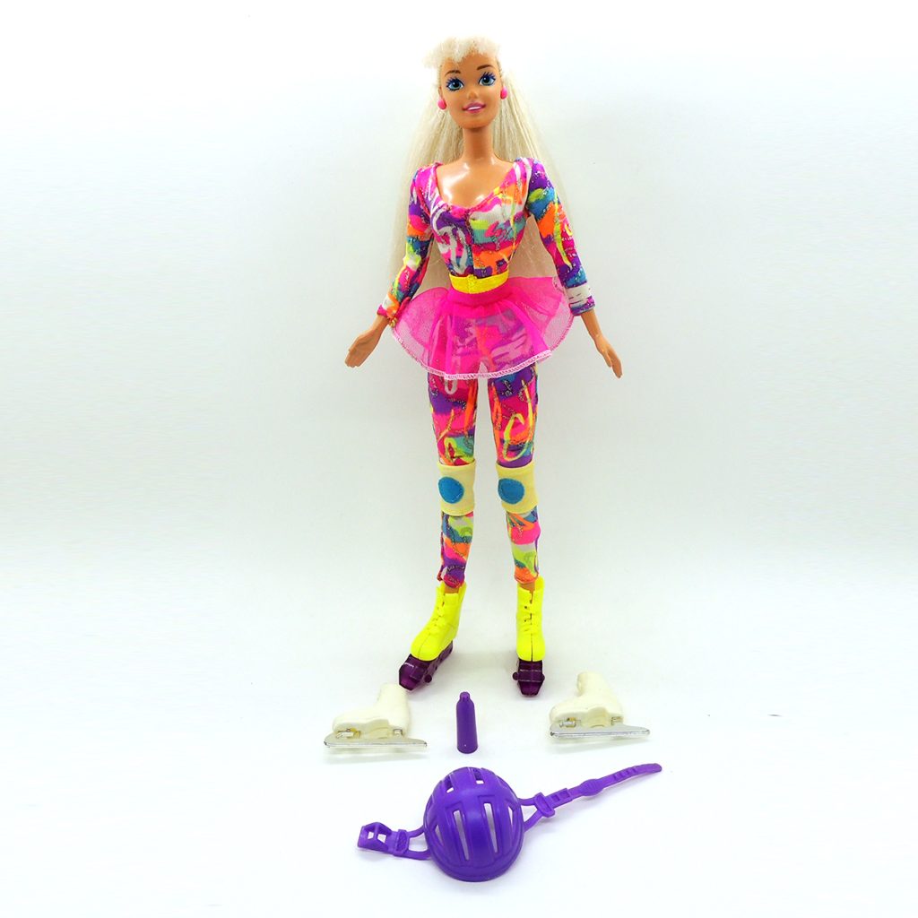 Barbie Hot Skatin 1994 Roller Mattel Doll Muñeca Vintage - Madtoyz