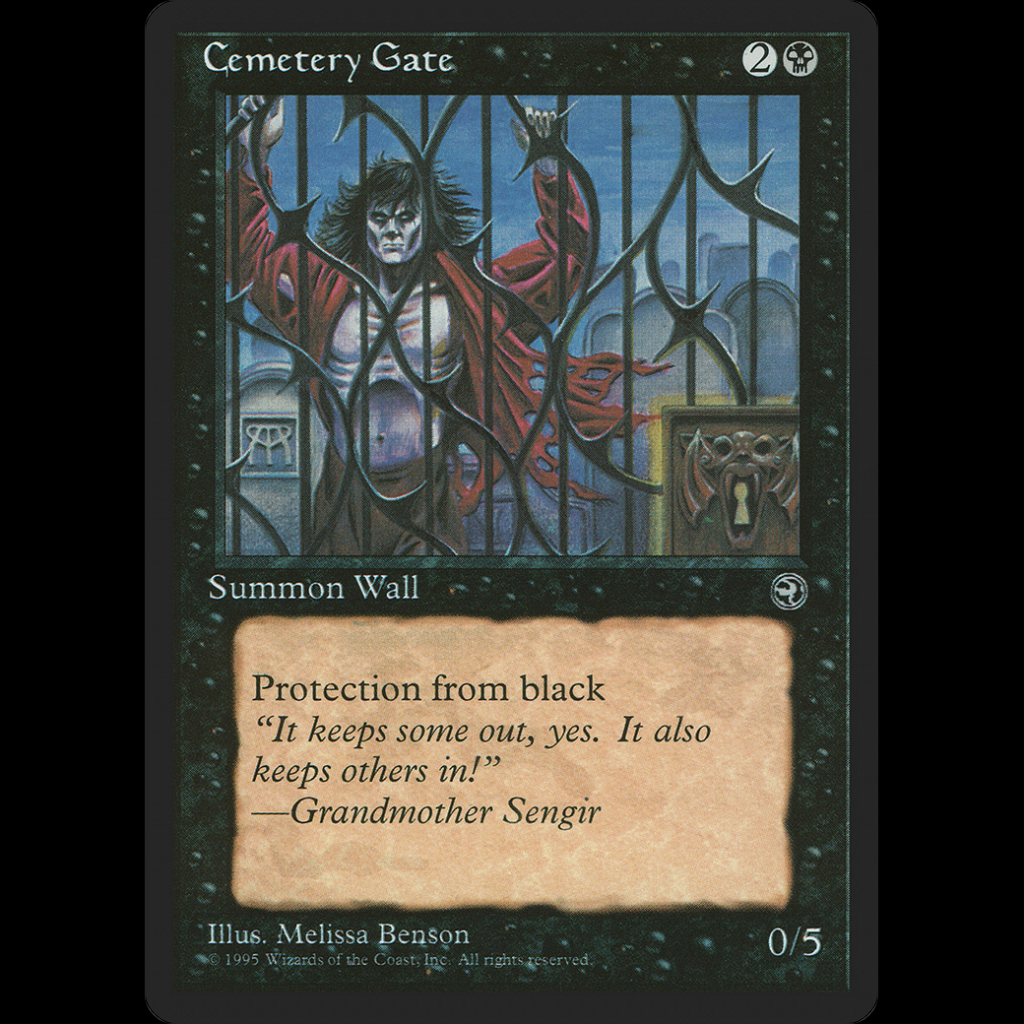 MTG Puerta de cementario (Cemetery Gate) Homelands hml#44a - Madtoyz