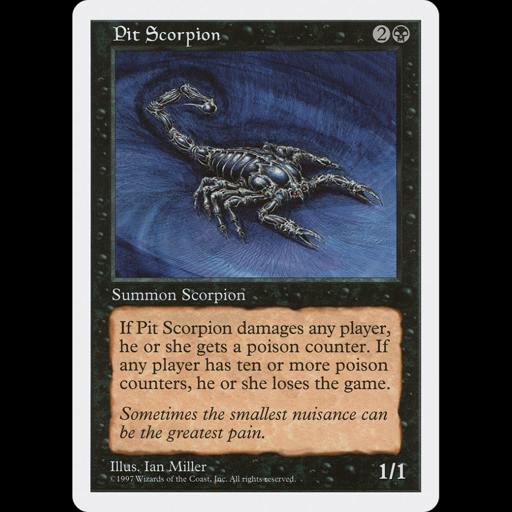MTG Pit Scorpion Fifth Edition 5ed#187 - Madtoyz