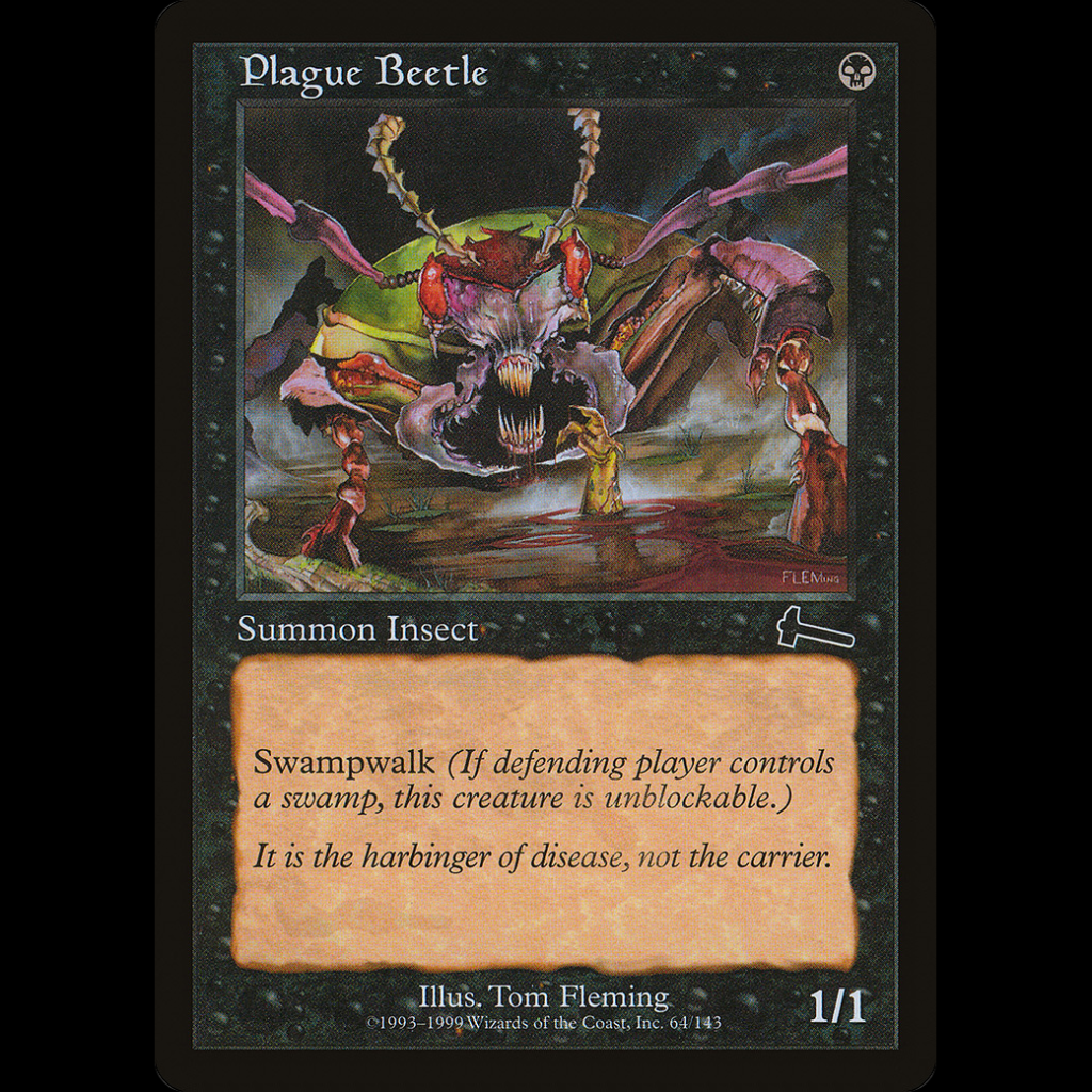 MTG Plague Beetle Urza's Legacy ulg#64 - Madtoyz