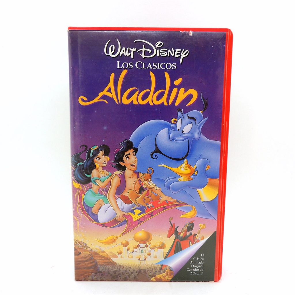 Aladdin VHS Pelicula Clasicos Walt Disney Español - Madtoyz