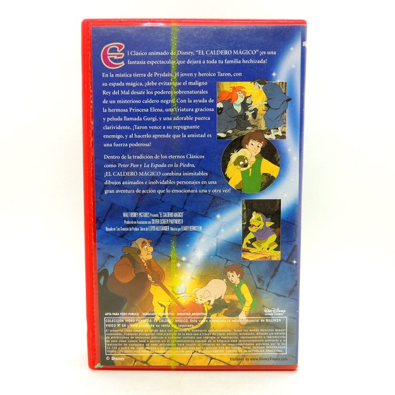 El Caldero Magico VHS Pelicula Walt Disney Español - Madtoyz