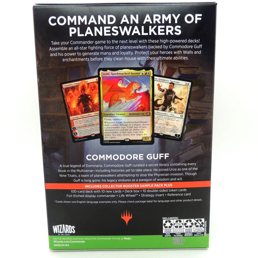 Mtg Commander Masters Deck Planeswalker Party Precon - Madtoyz