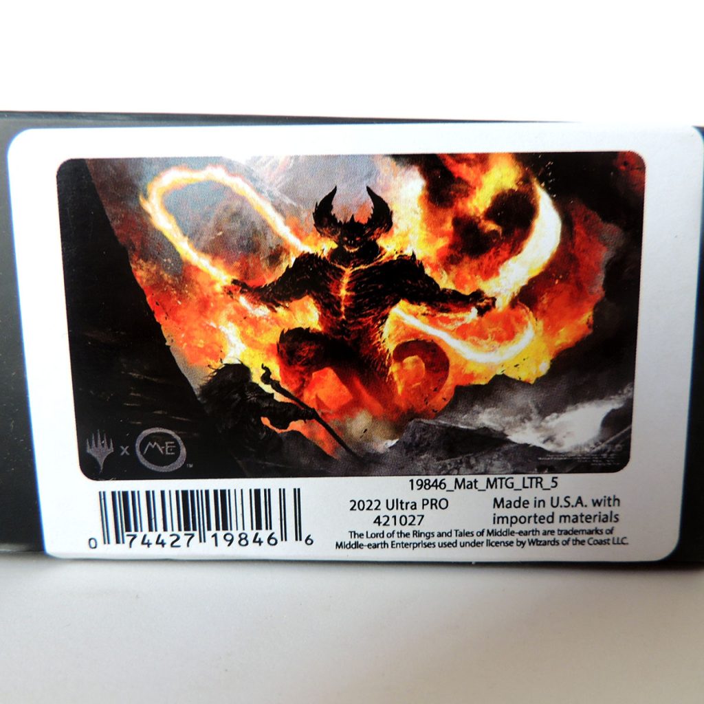 Playmat MTG LOTR Balrog Ultra Pro Magic The Gathering - Madtoyz