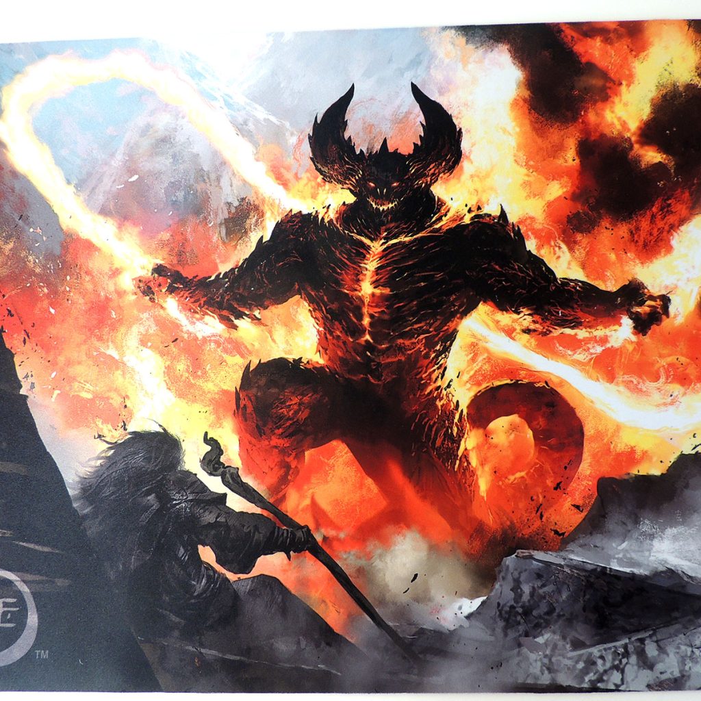 Playmat MTG LOTR Balrog Ultra Pro Magic The Gathering - Madtoyz