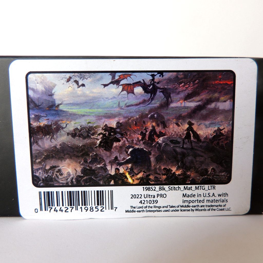 Playmat MTG LOTR Borderless Scene Black Stitched Ultra Pro - Madtoyz