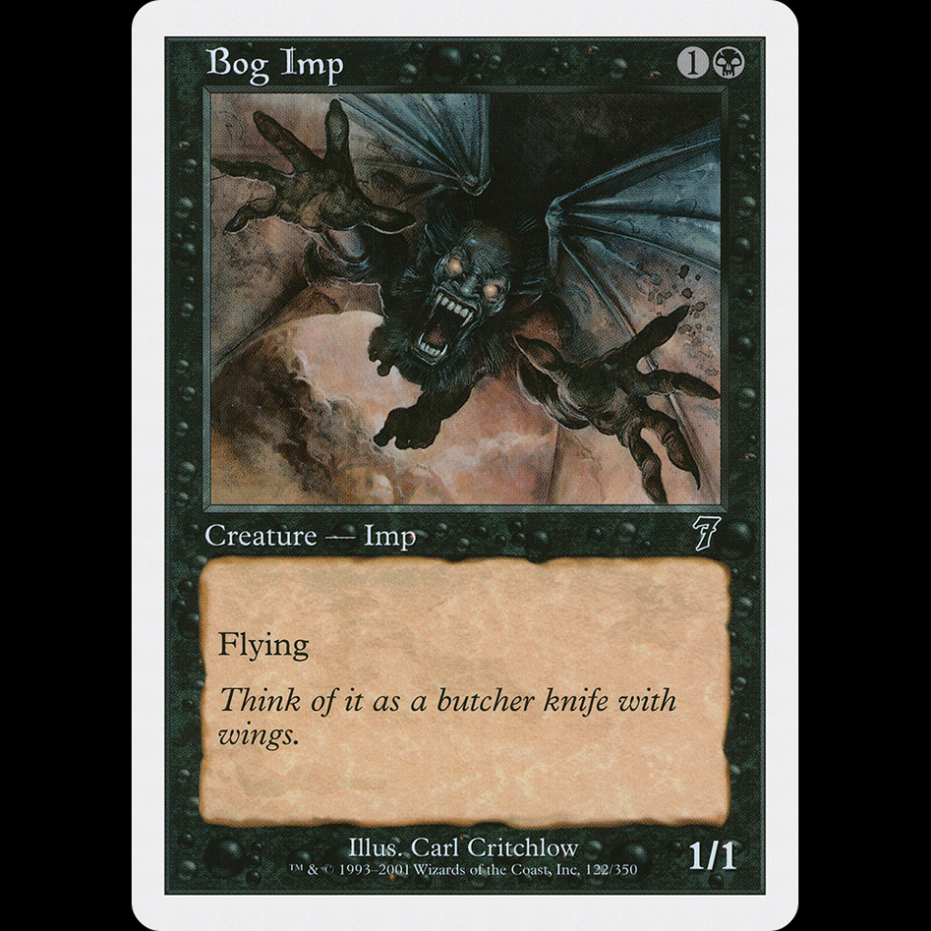 MTG Bog Imp Seventh Edition - Madtoyz