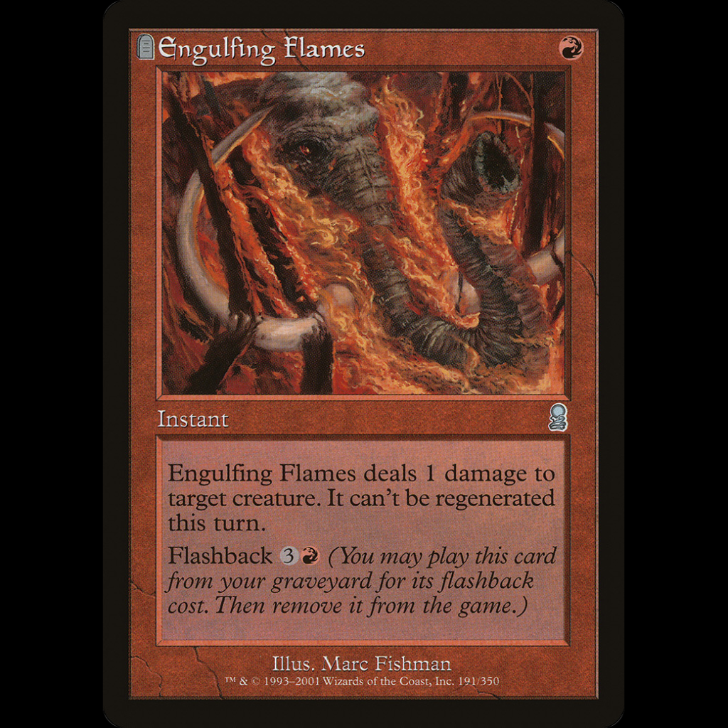 MTG Flamas absorbentes (Engulfing Flames) Odyssey - Madtoyz