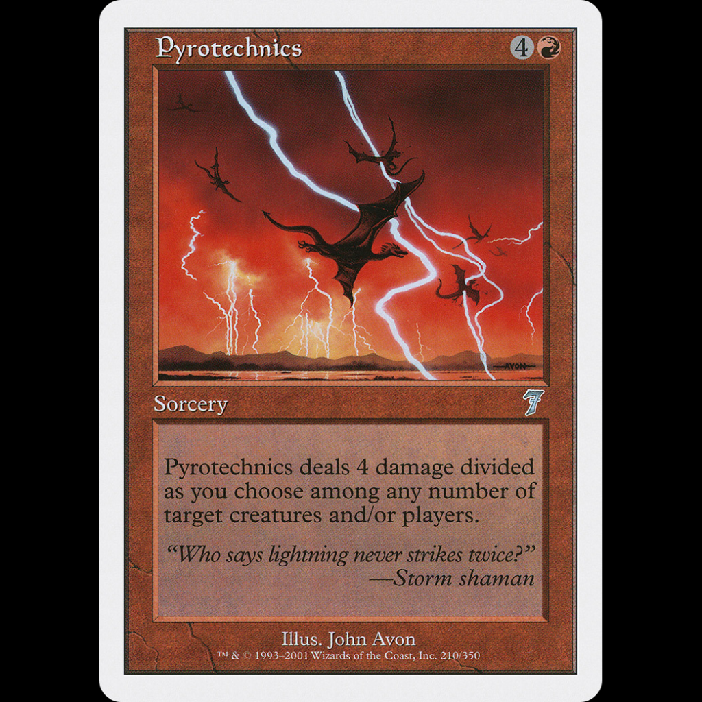 MTG Pyrotechnics Seventh Edition 7ed#210 - Madtoyz