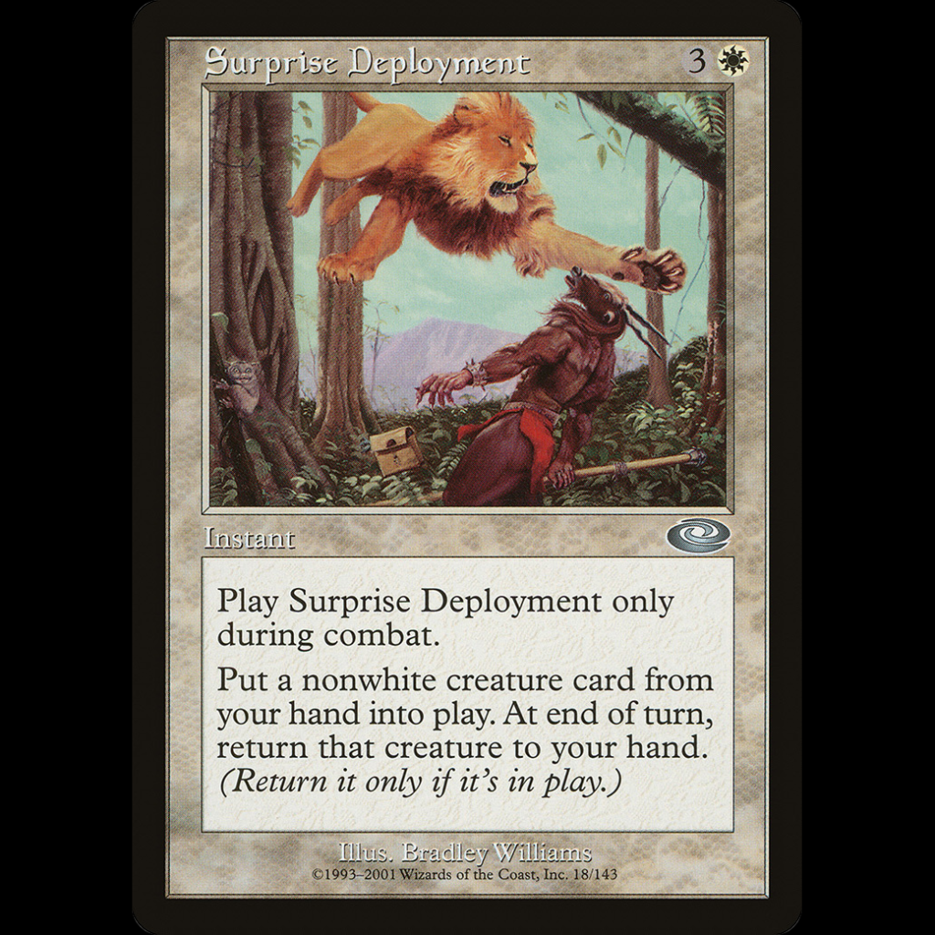 MTG Despliegue sorpresivo (Surprise Deployment) Planeshift pls#18 - Madtoyz