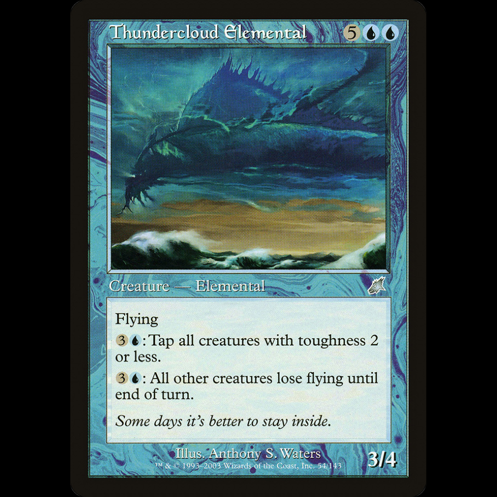 MTG Thundercloud Elemental Scourge scg#54 - Madtoyz