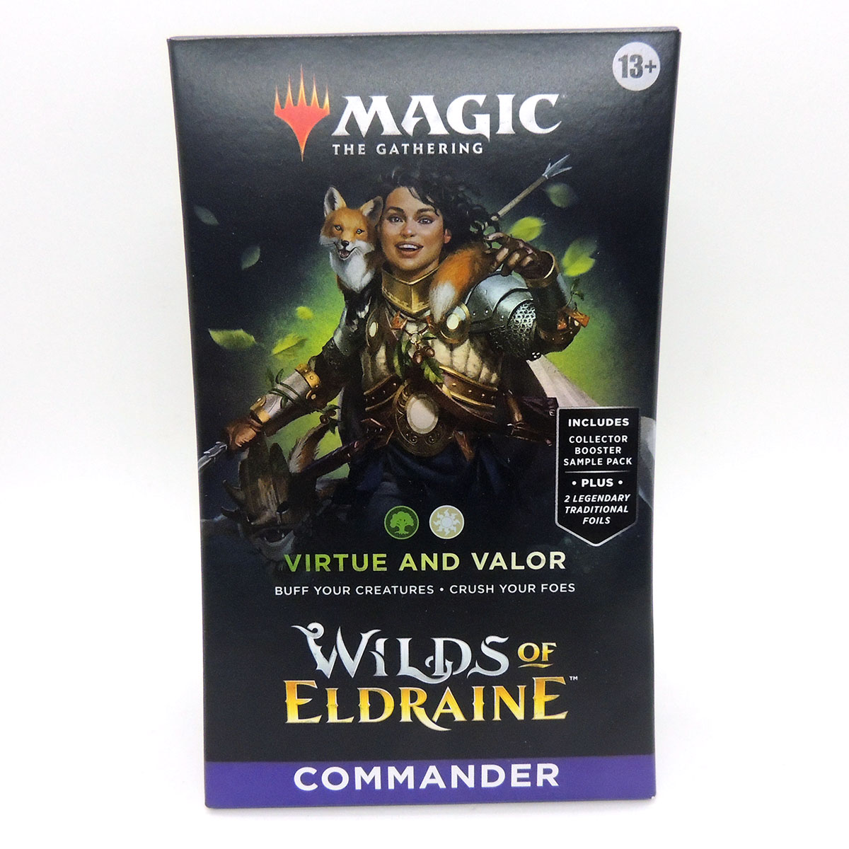 Mtg Wilds of Eldraine Commander Deck Virtue and Valor Precon - Madtoyz