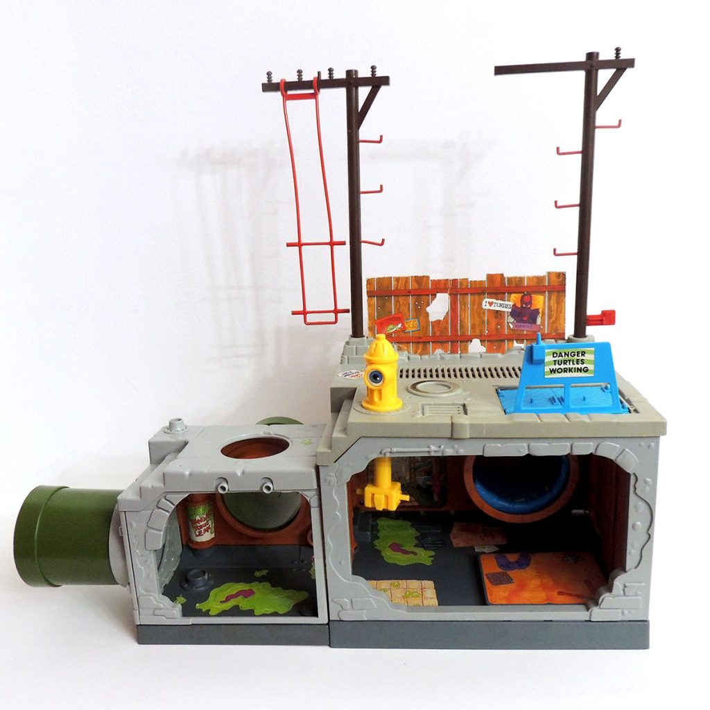 Tortugas Ninja TMNT Sewer Lair Playset Playmates 1989 - Madtoyz
