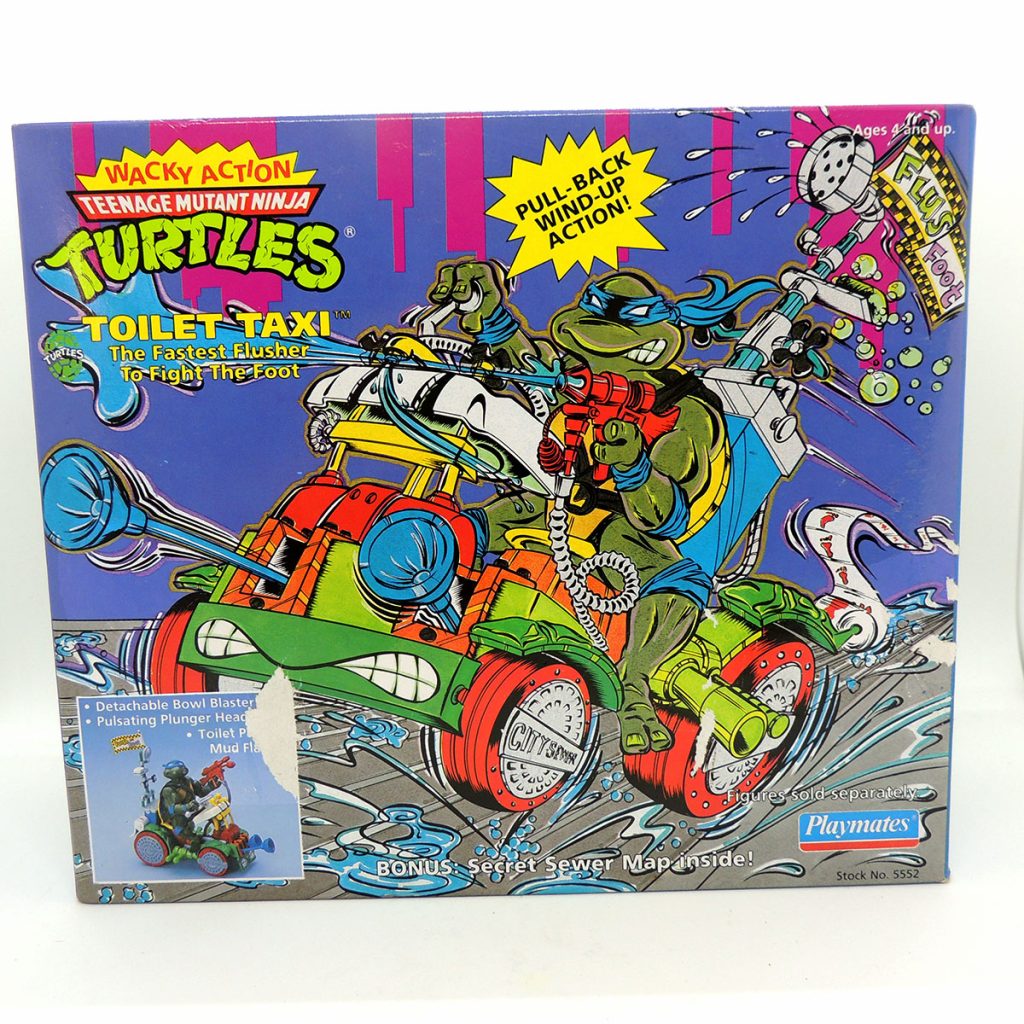 Tortugas Ninja TMNT Toilet Taxi Playmates NIB - Madtoyz
