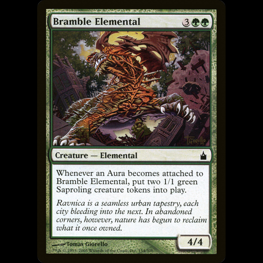 MTG Elemental de zarzas (Bramble Elemental) Ravnica: City of Guilds rav ...