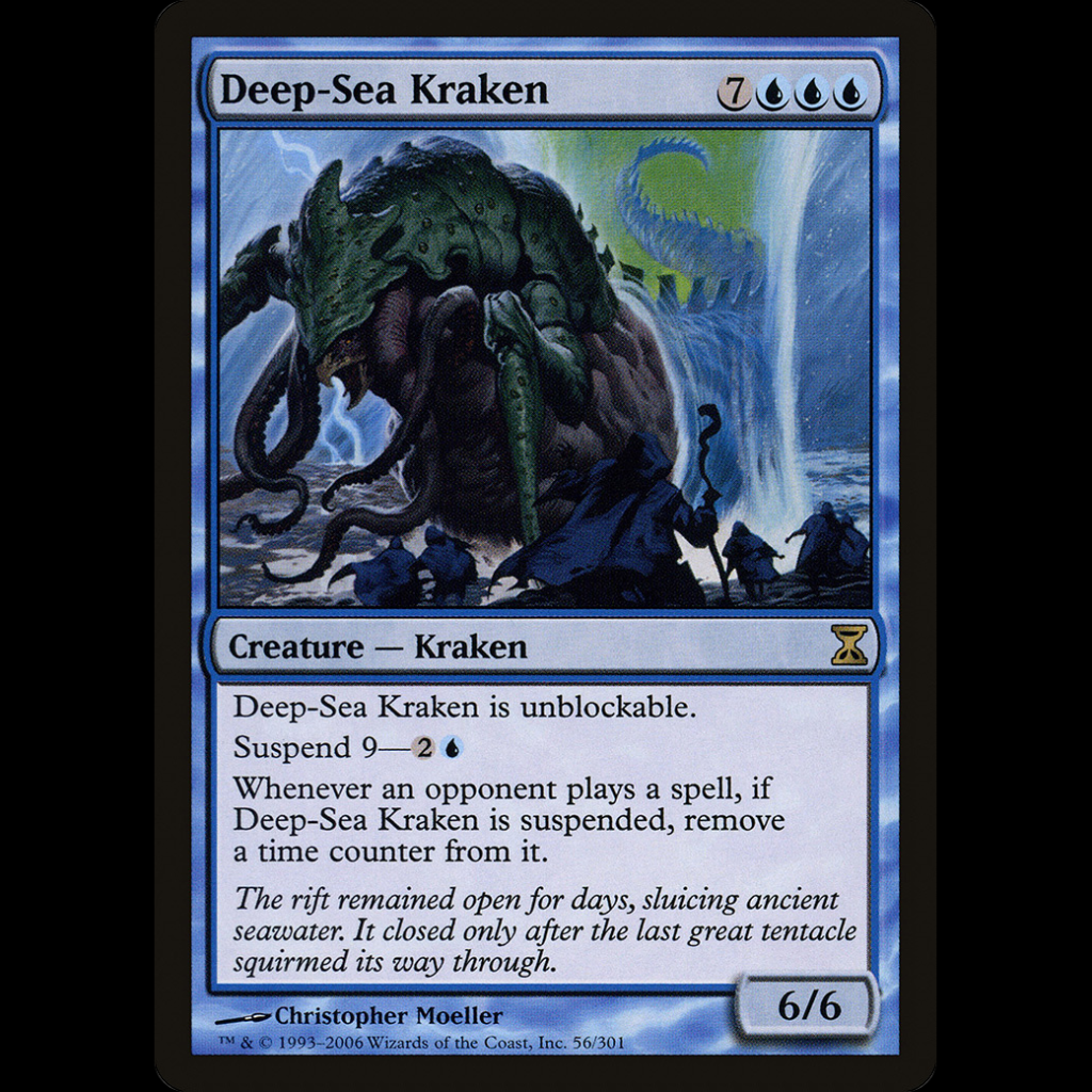 MTG Deep-Sea Kraken Time Spiral tsp#56 - Madtoyz