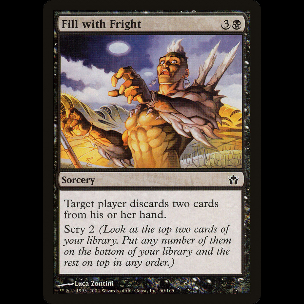 MTG Llenar de temor (Fill with Fright) Fifth Dawn 5dn#50 - Madtoyz
