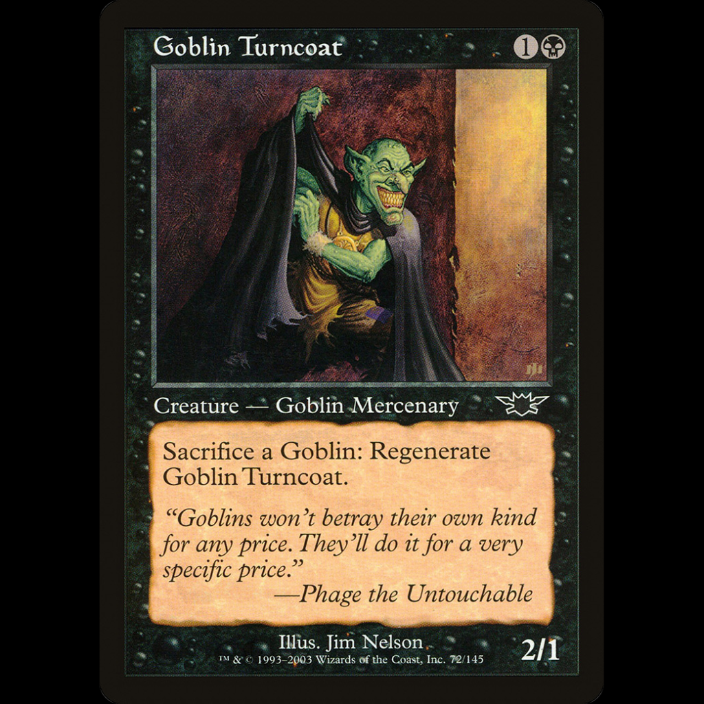 MTG Goblin Turncoat Legions lgn#72 - Madtoyz