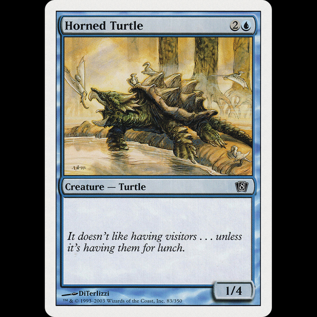 MTG Horned Turtle Eighth Edition - PL - Madtoyz