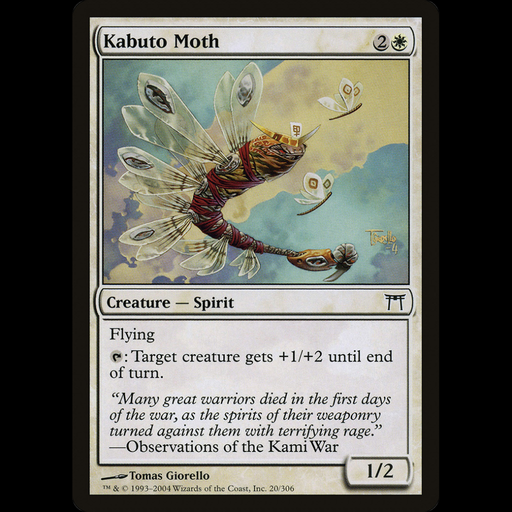 MTG Polilla kabuto (Kabuto Moth) Champions of Kamigawa chk#20 - Madtoyz