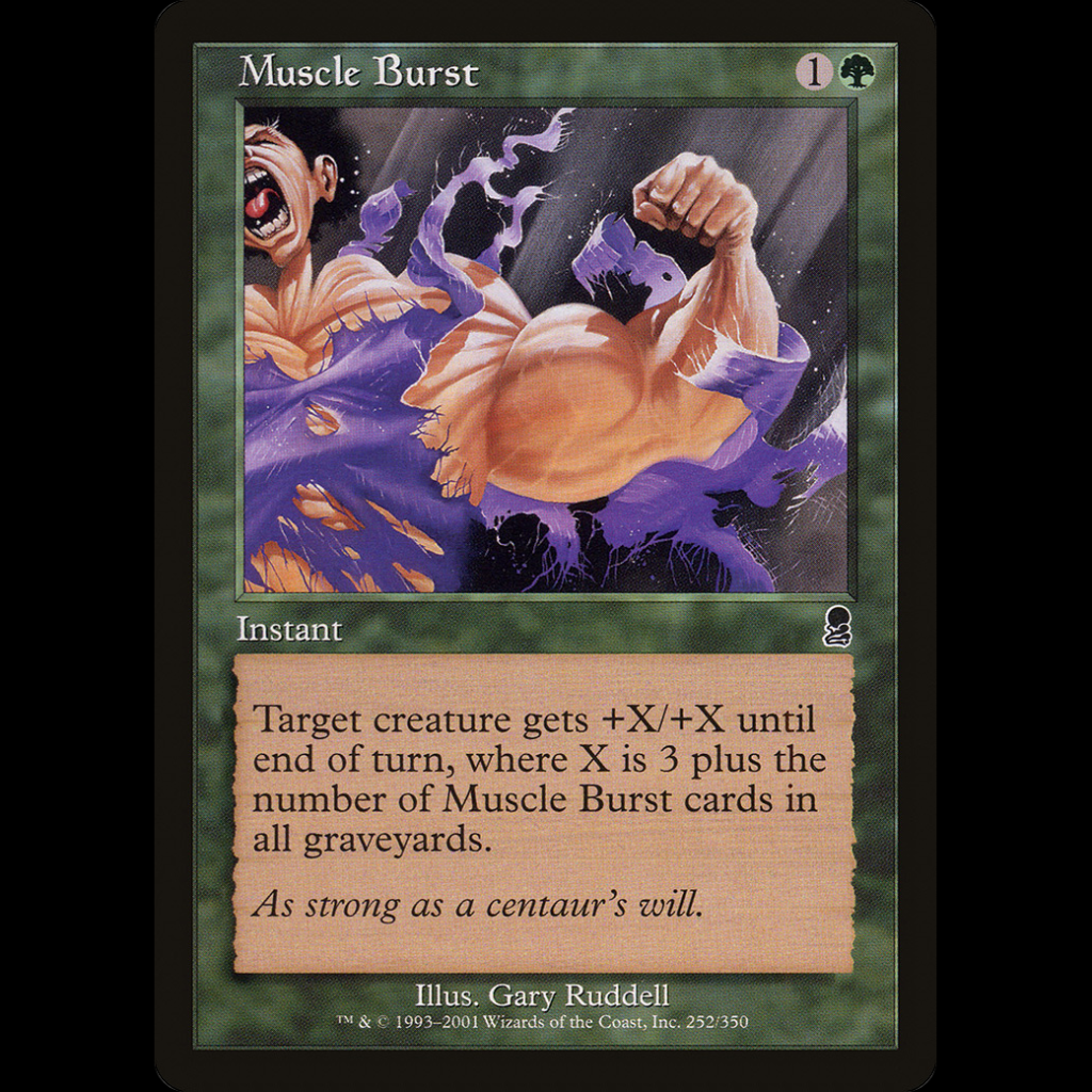 MTG Estallido de músculo (Muscle Burst) Odyssey ody#252 - Madtoyz