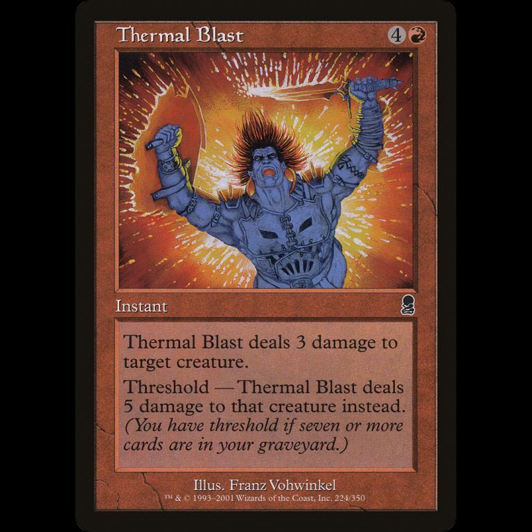 MTG Explosión térmica (Thermal Blast) Odyssey ody#224 - Madtoyz