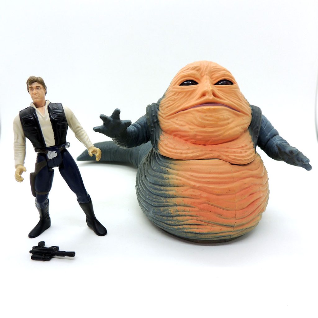 Star Wars Han Solo Jabba the Hutt POTF Kenner 1997 - Madtoyz