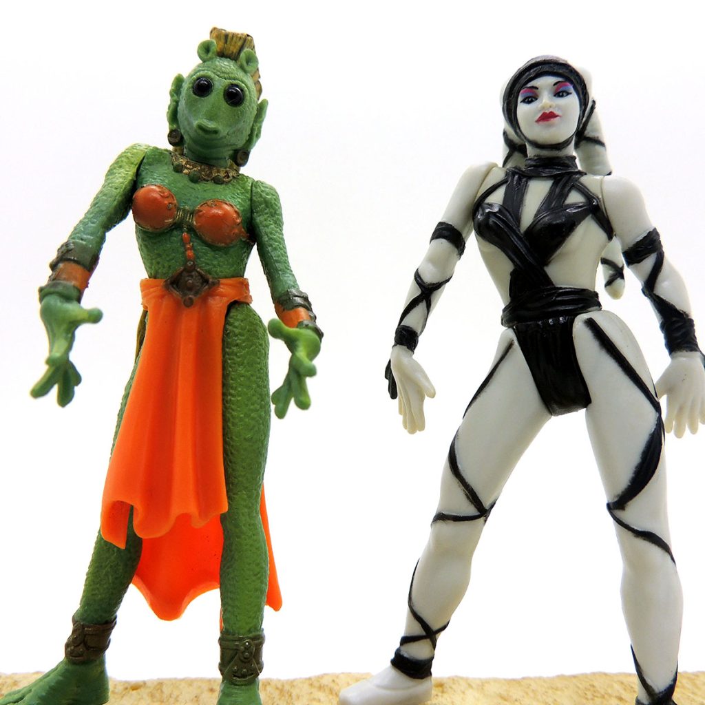 Star Wars Jabba Dancers Power of the Force Hasbro 1998 - Madtoyz
