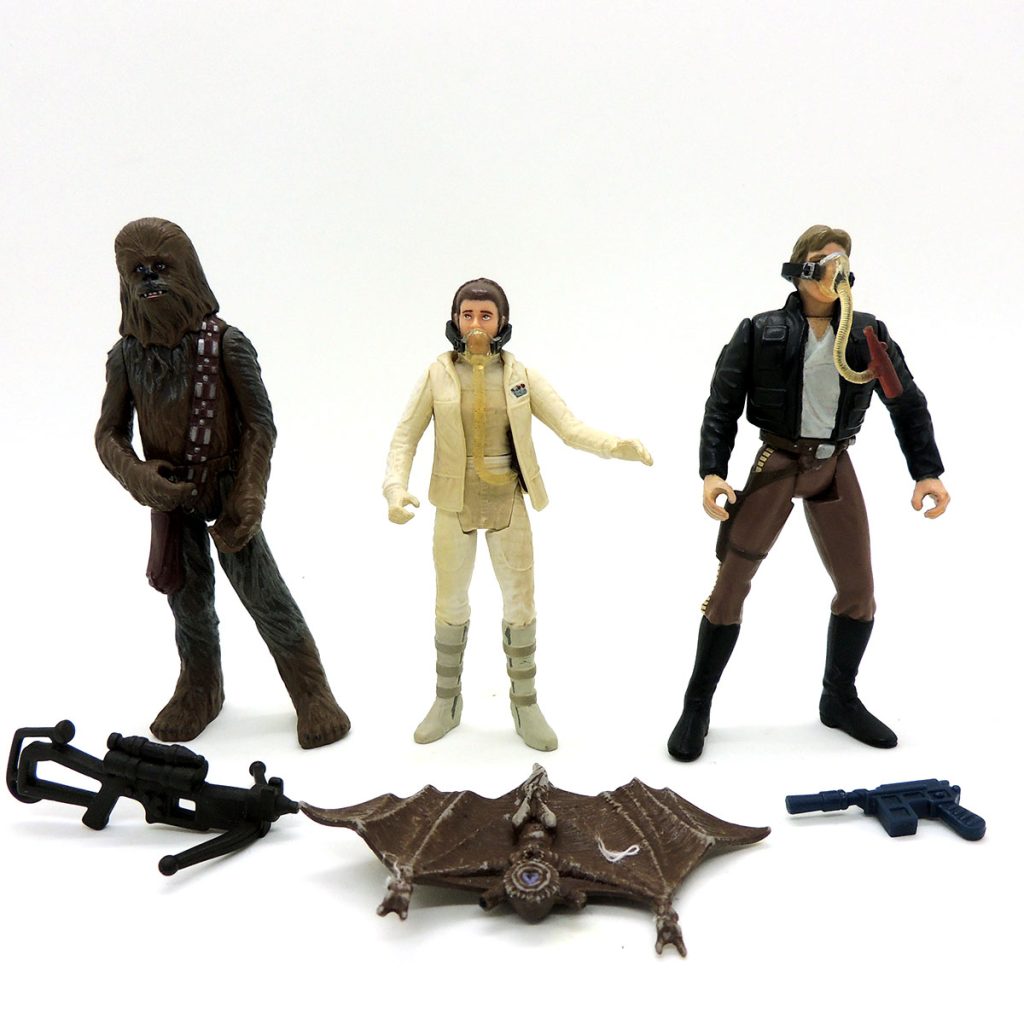Star Wars Mynock Hunt Han Solo Leia Chewbacca POTF Kenner - Madtoyz
