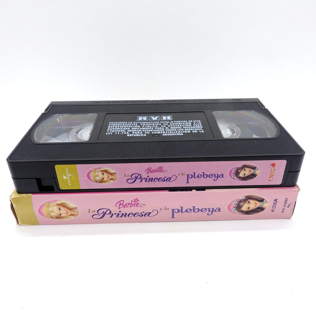 Barbie La Princesa y la Plebeya VHS Pelicula Español - Madtoyz