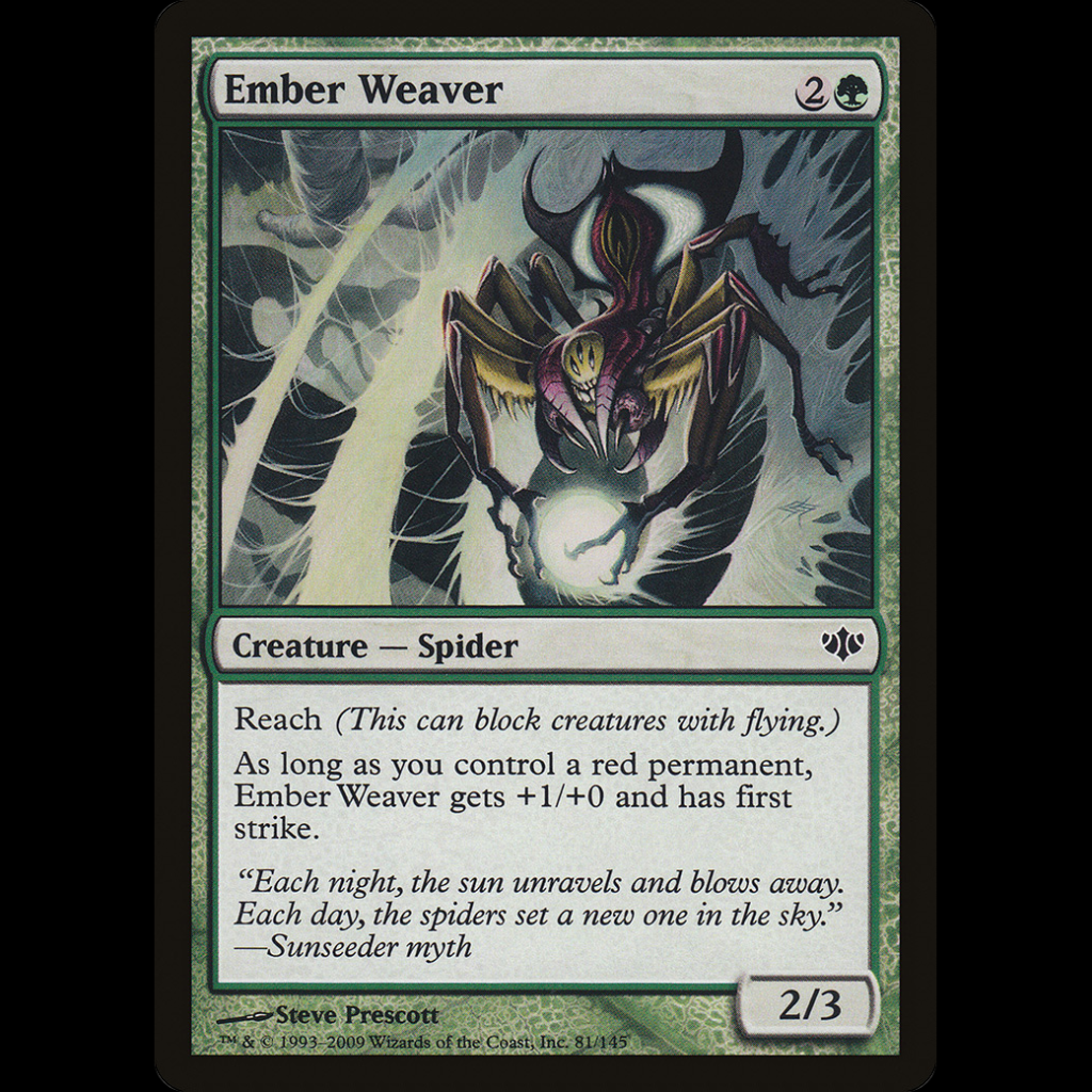 MTG Ember Weaver Conflux con#81 - Madtoyz