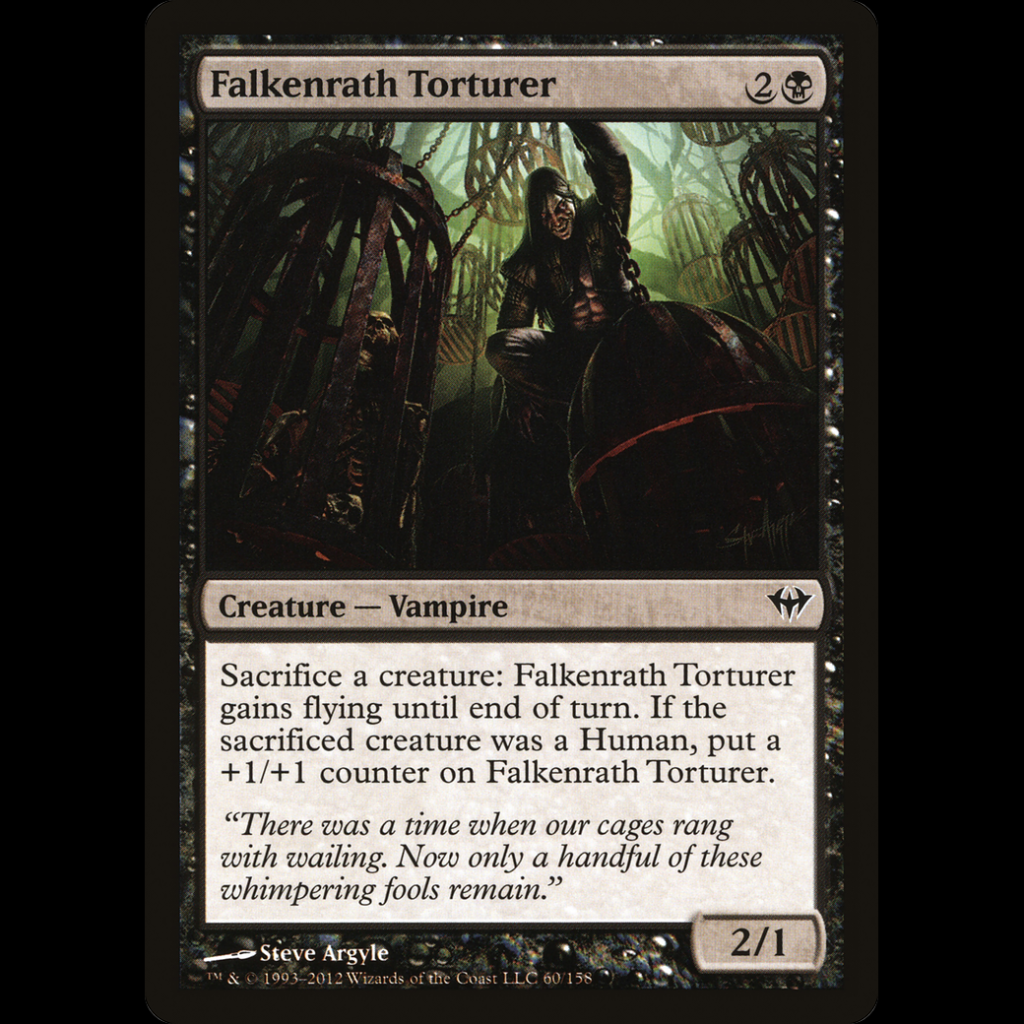 MTG Torturador Falkenrath (Falkenrath Torturer) Dark Ascension dka#60 ...