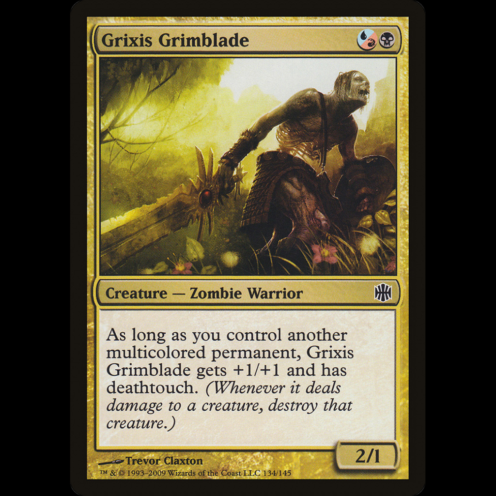 MTG Espada siniestra grixiana (Grixis Grimblade) Alara Reborn arb#134 ...