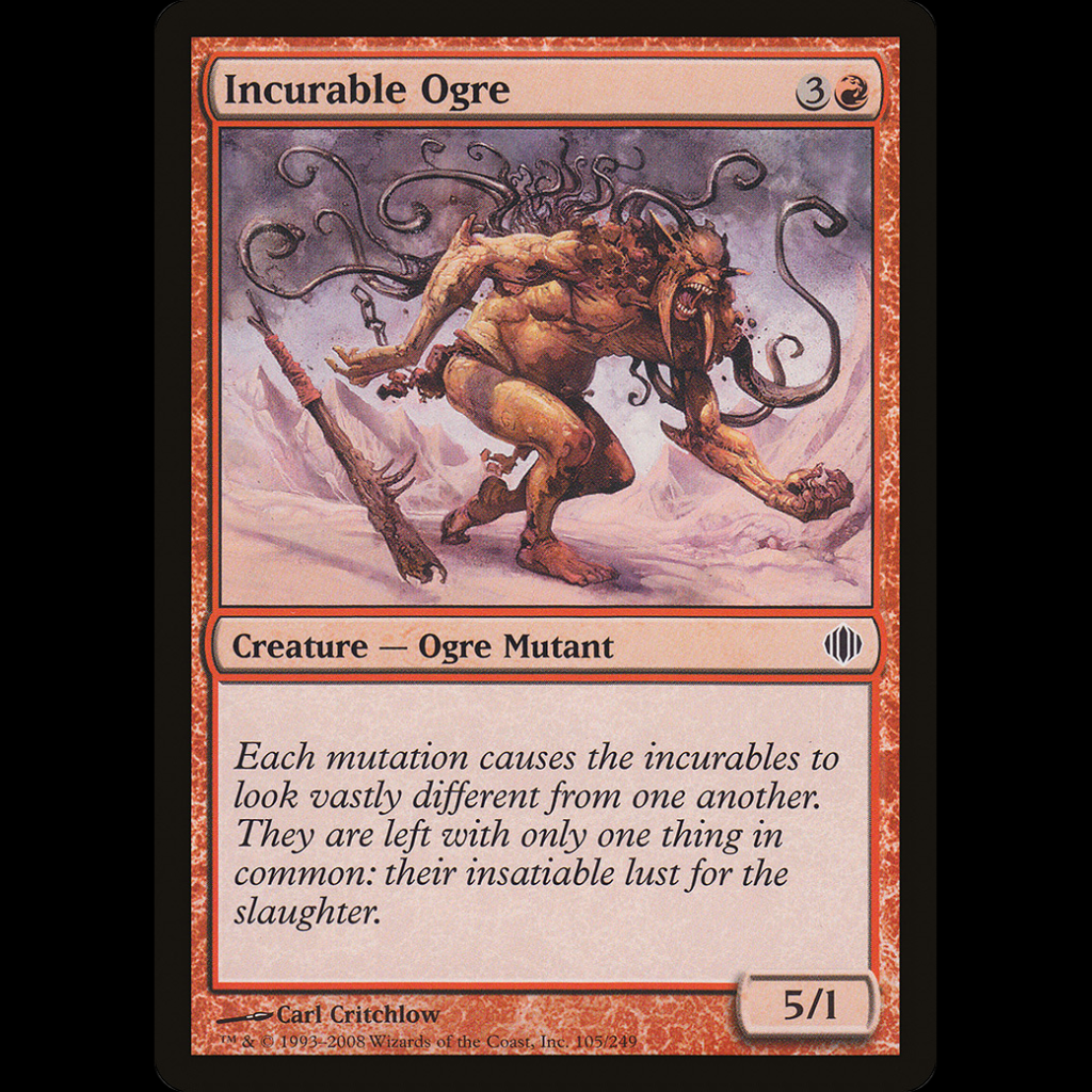 MTG Incurable Ogre Shards of Alara ala#105 - Madtoyz