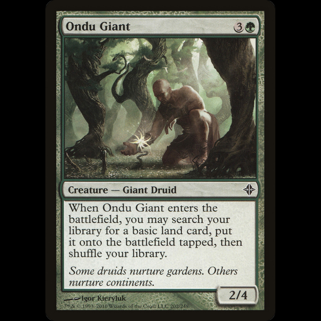 MTG Gigante de Ondu (Ondu Giant) Rise of the Eldrazi roe#202 - Madtoyz