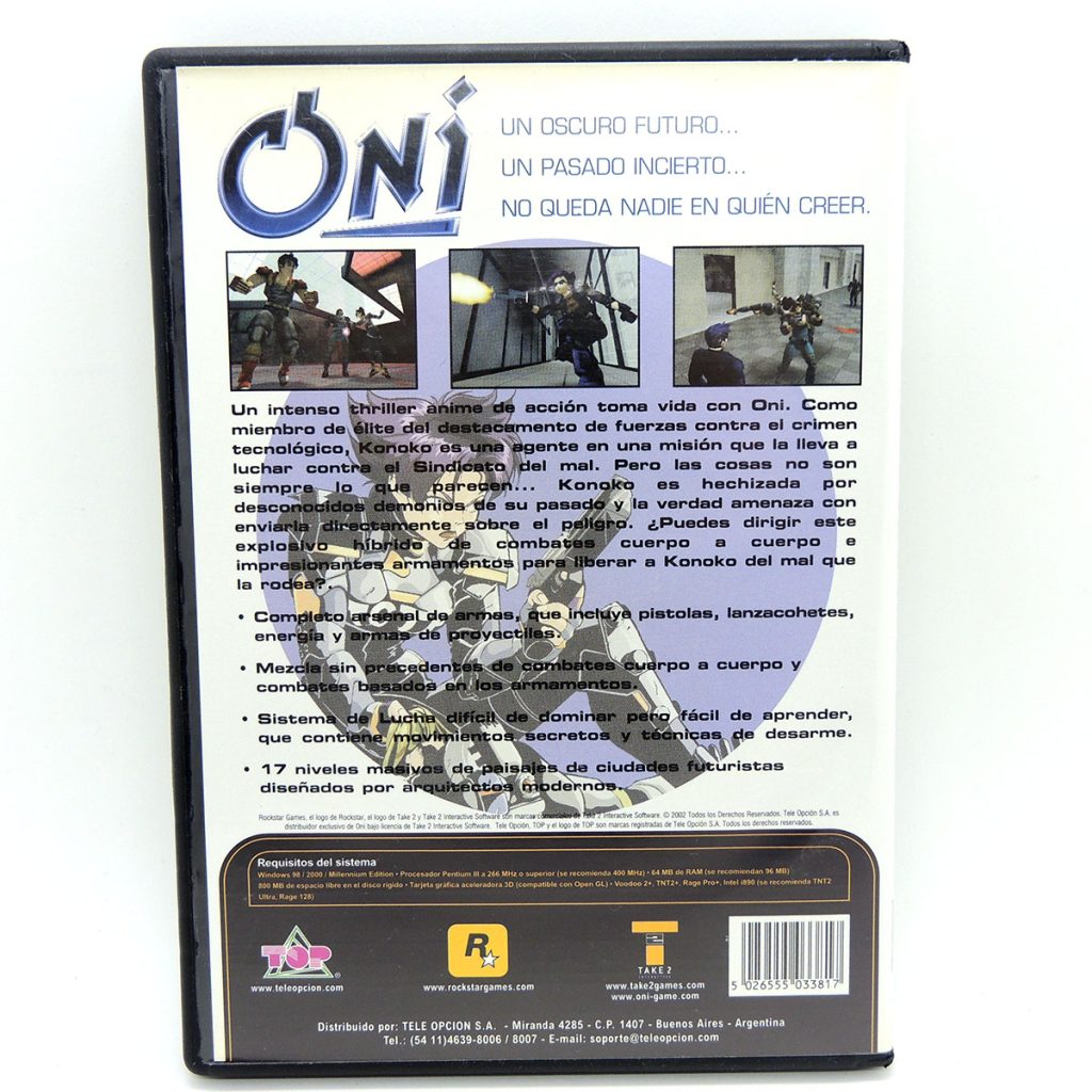 Oni Rocket Games Juego PC CD - Madtoyz