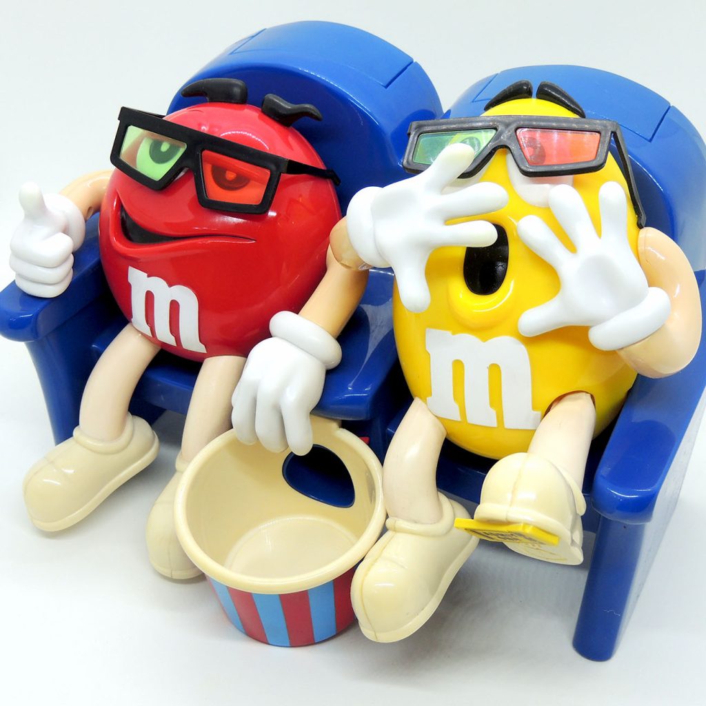 M&M MyM Dispenser Movie 3D Cine Funciona - Madtoyz