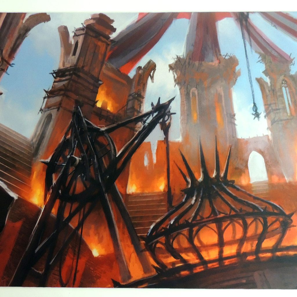 MTG Playmat Ravnica Rakdos Blood Crypt Ultra Pro - Madtoyz
