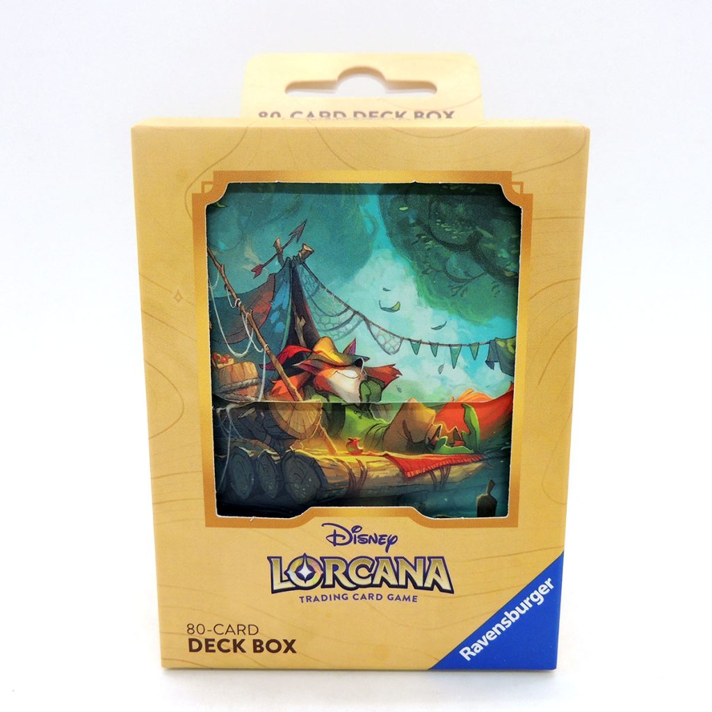 Disney Lorcana Deck Box Roobin Hood +80 Ravensburger - Madtoyz