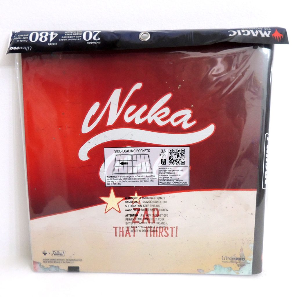 MTG Carpeta Binder 12 Pocket Fallout Nuka-Cola Ultra Pro - Madtoyz