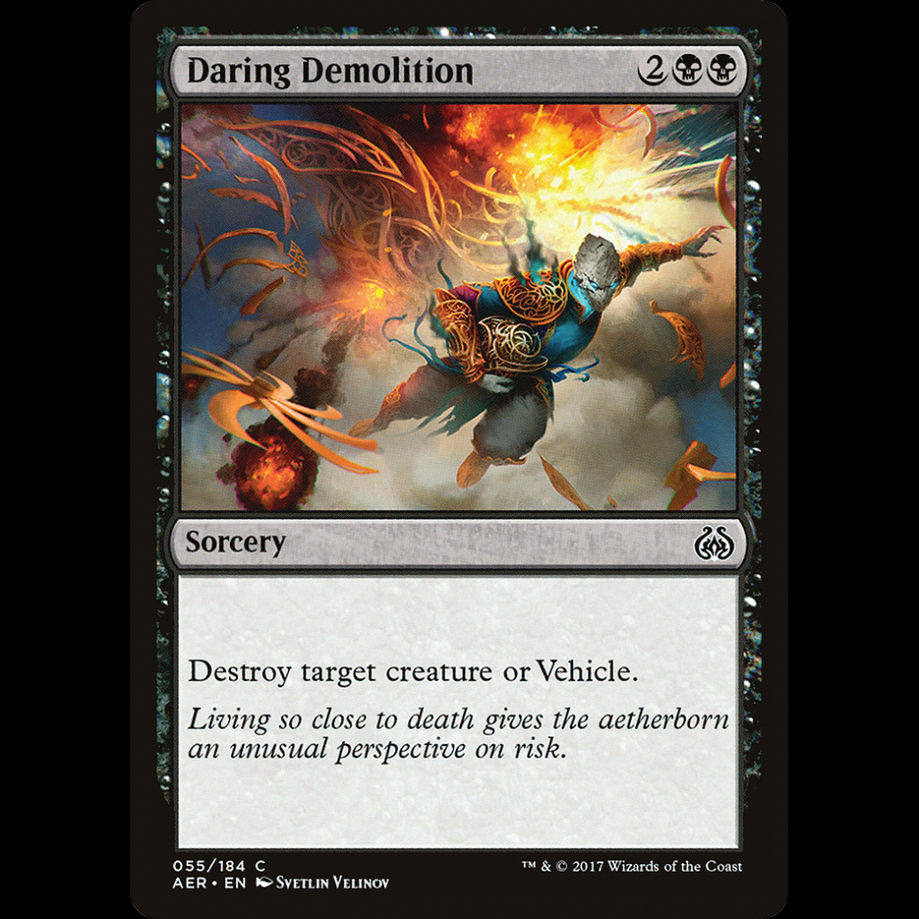 MTG Daring Demolition Aether Revolt aer#55 - Madtoyz
