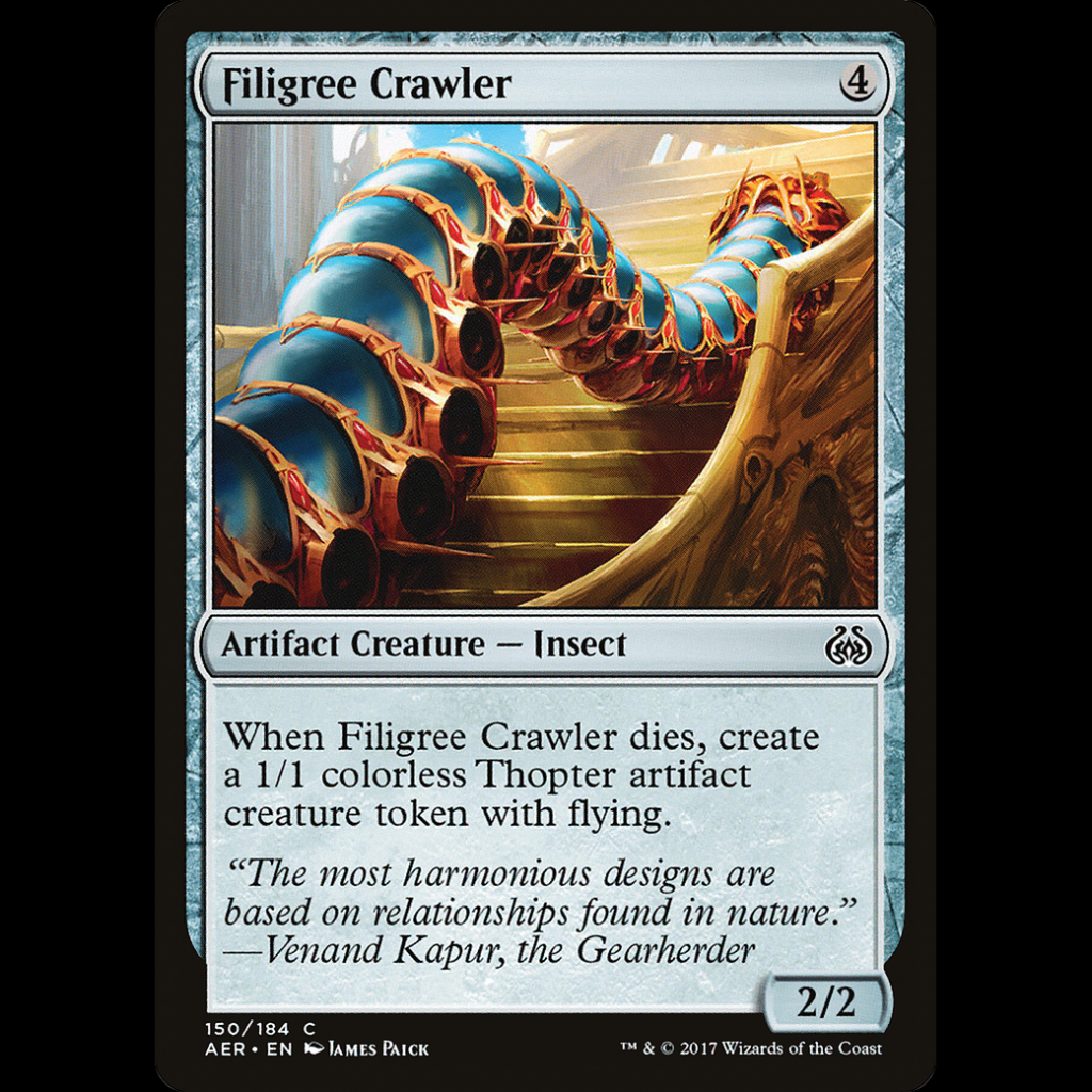 MTG Filigree Crawler Aether Revolt - Madtoyz